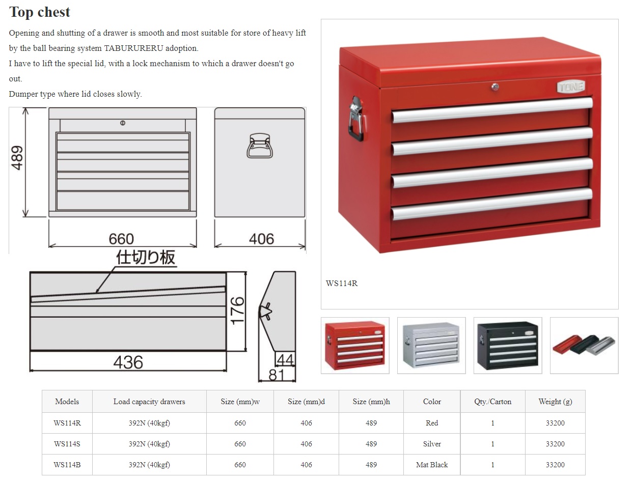Ichiban Precision Sdn Bhd - Tone - Tone Heavy roller cabinet, Wide roller cabinet, Roller ...